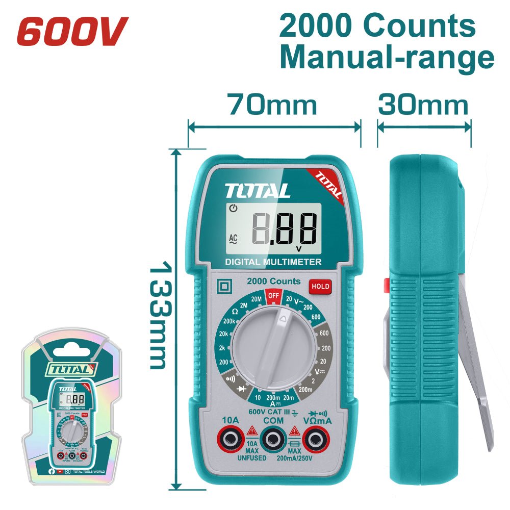 Total Multimeter TMT5360011 - Accurate and reliable measurement — TOTAL ...