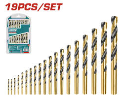 Total JX 19 – HSS Spiral Drill Bits – 1 to 10 mm – Versatile TACSDB1901 ...